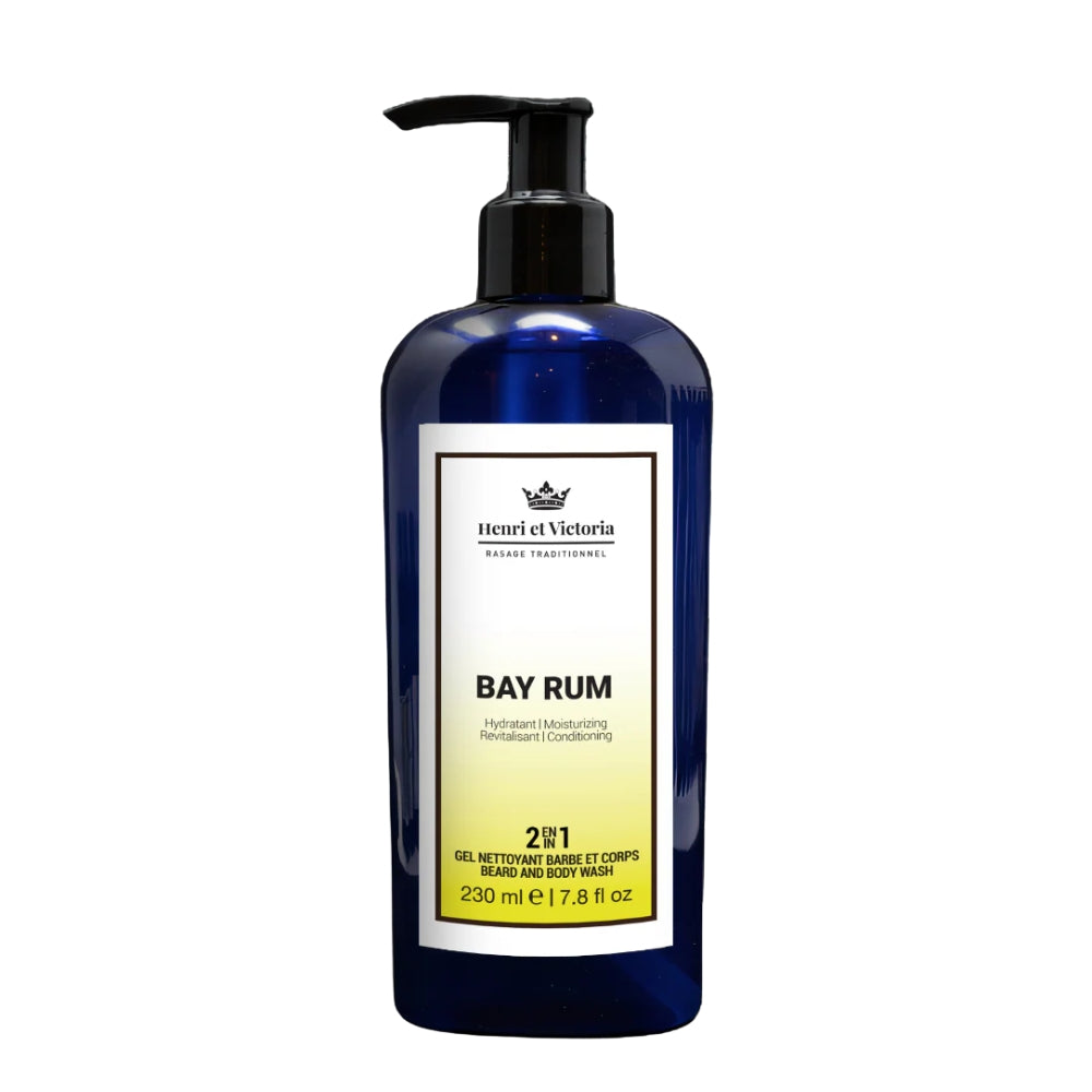 2 in 1 Bay Rum Beard and Body Wash (228g/8.0oz) – Blades Barbier